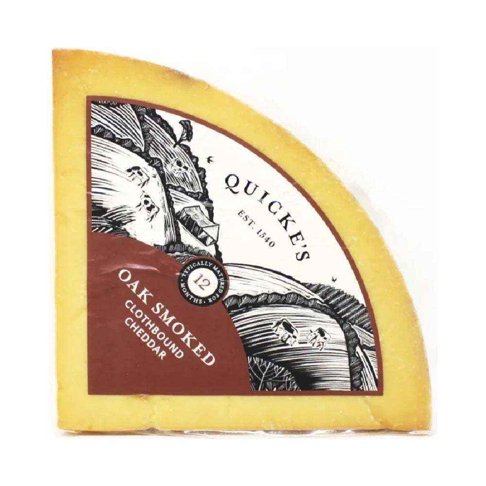 Order Quickes Oak Smoked Cheddar Cheese | The Cheese Man UAE
